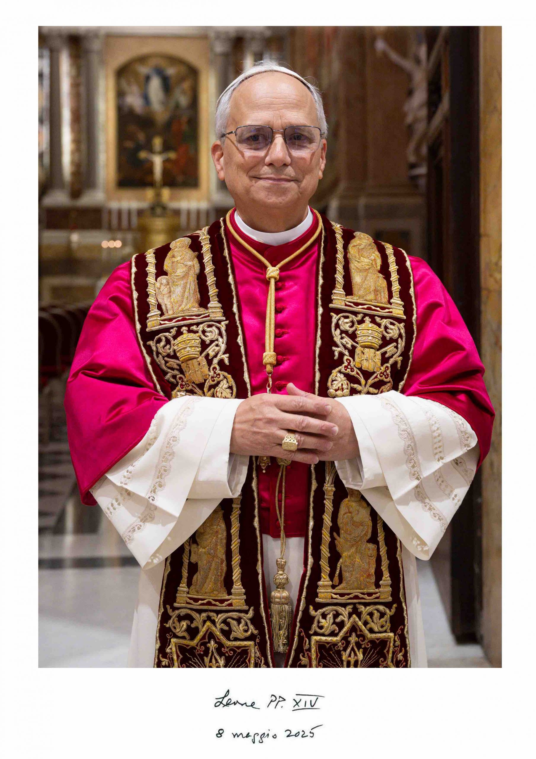 La Firma Y El Retrato Oficial Del Papa Le n XIV Vicar a San Pablo La Firma Y El Retrato Oficial Del Papa Le n XIV Vicar a San Pablo